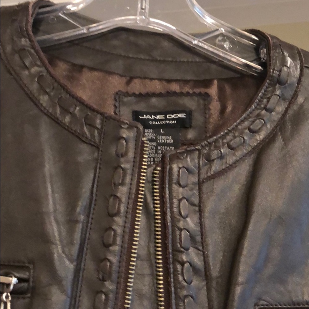 Jane Doe Leather Jacket - Gem